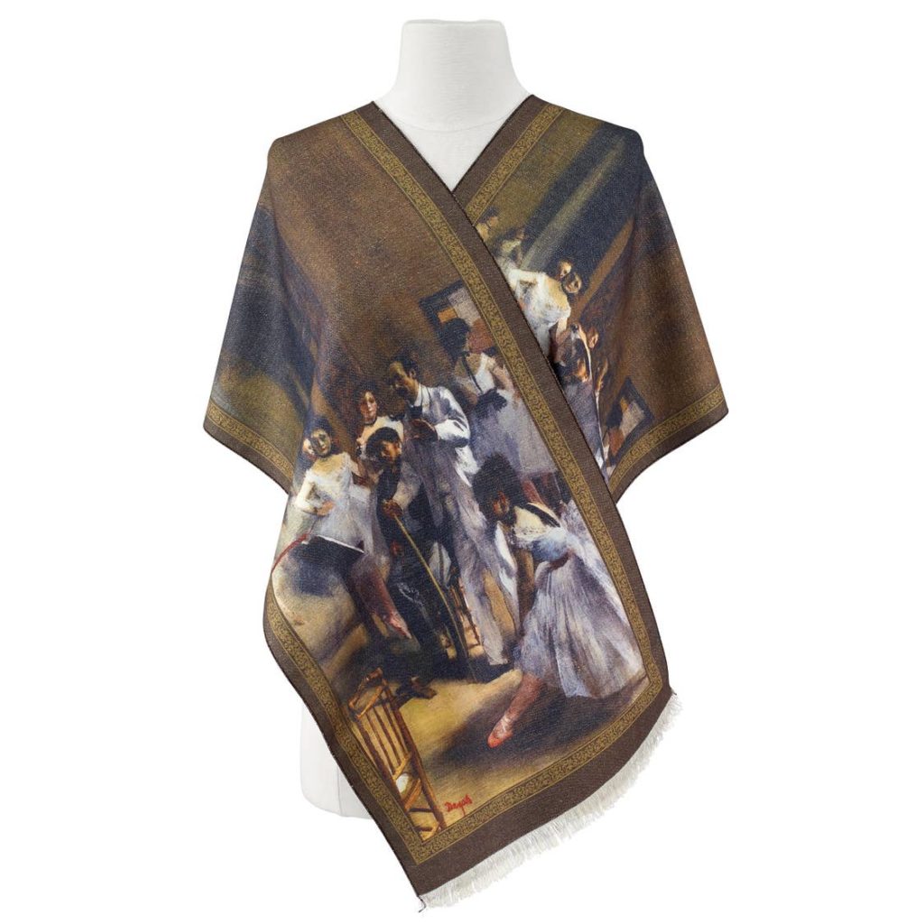 degas scarf large - L'More Chocolat